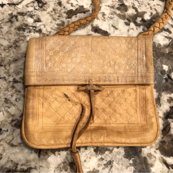 Vintage | Bags | Vintage Leather Hide Small Purse | Poshmark
